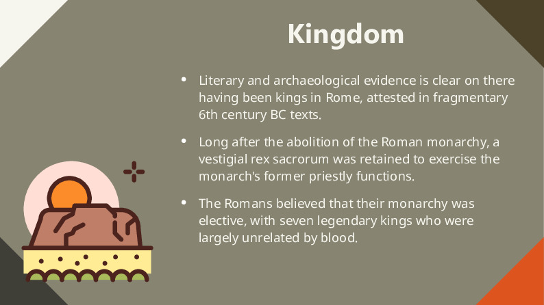 Presentation Template: History of Rome